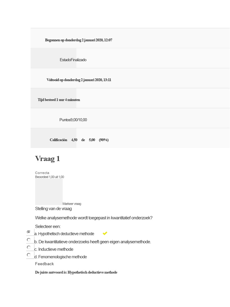 Evaluatie Eenheid 1. Onderzoekseminar | PDF