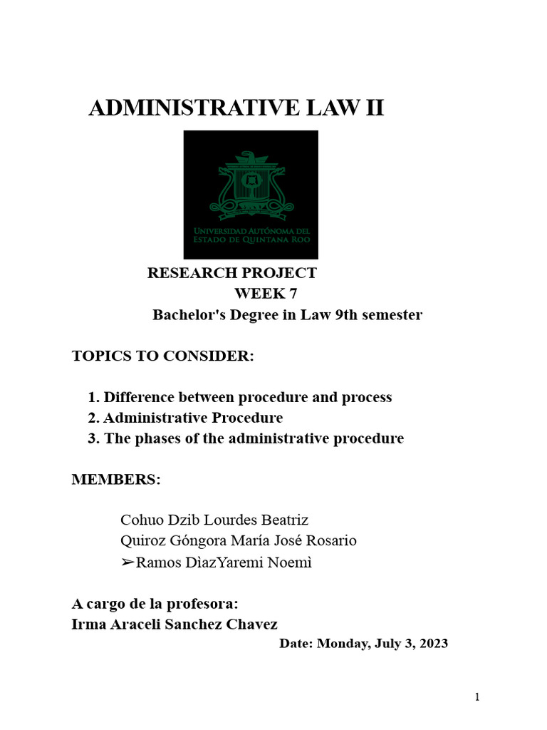 Understanding Administrative Procedures | PDF | Rule Of Law ...