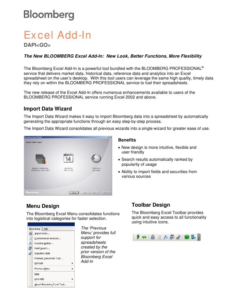Bloom Excel Add in | Download Free PDF | Microsoft Excel | Spreadsheet