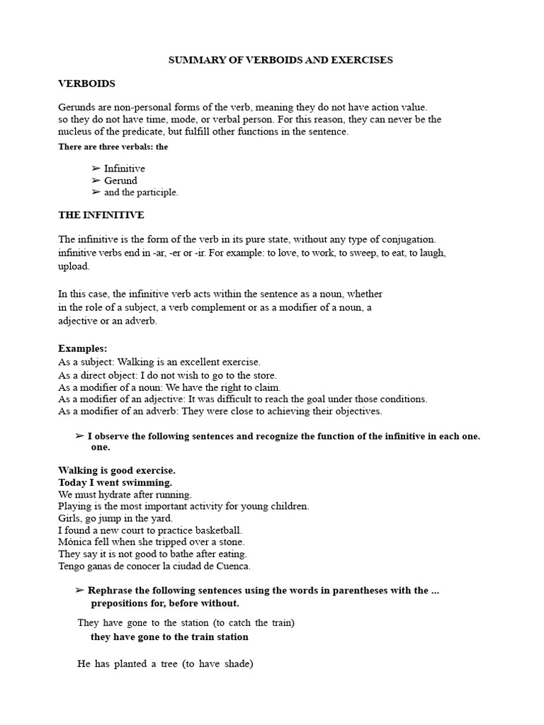 Activity 3 Verb Forms Letter 3.. | PDF | Adjective | Verb