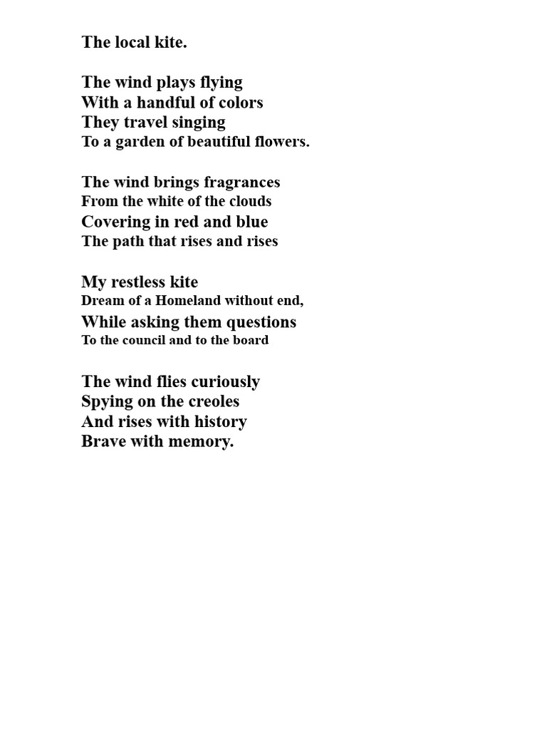 Poems September 18 | PDF | Chile
