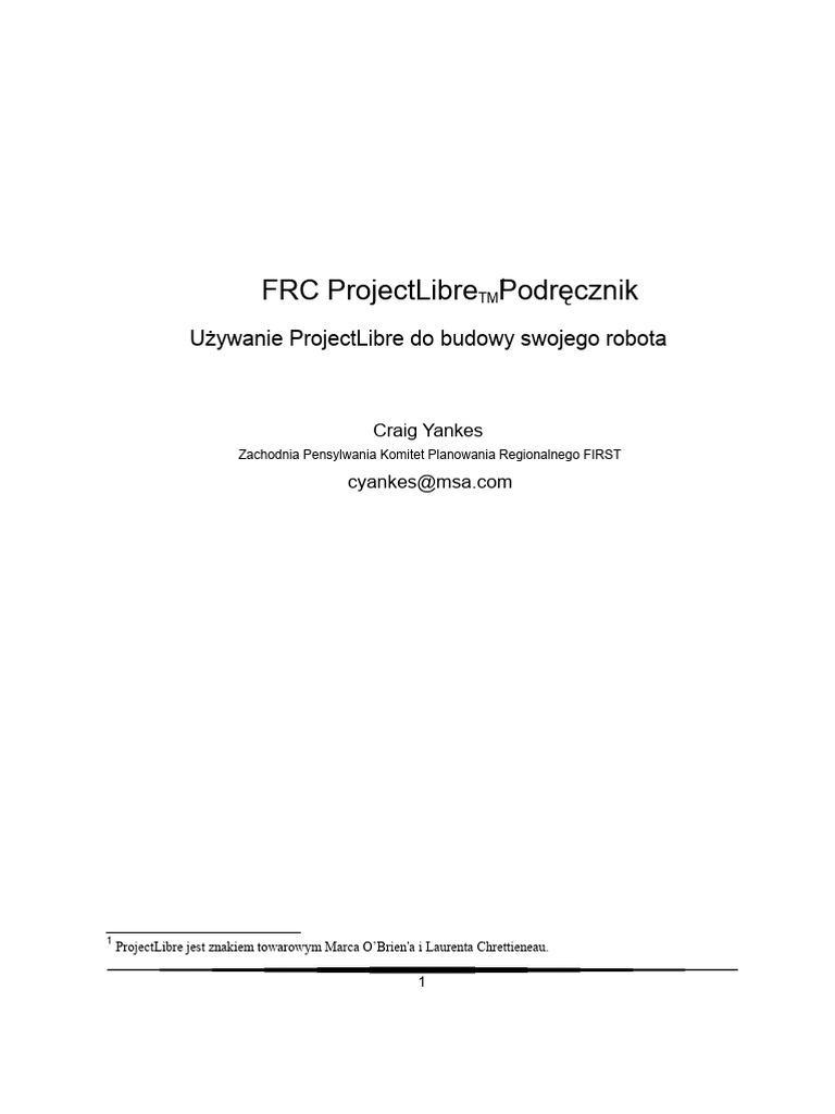 Tutorial ProjectLibre | PDF