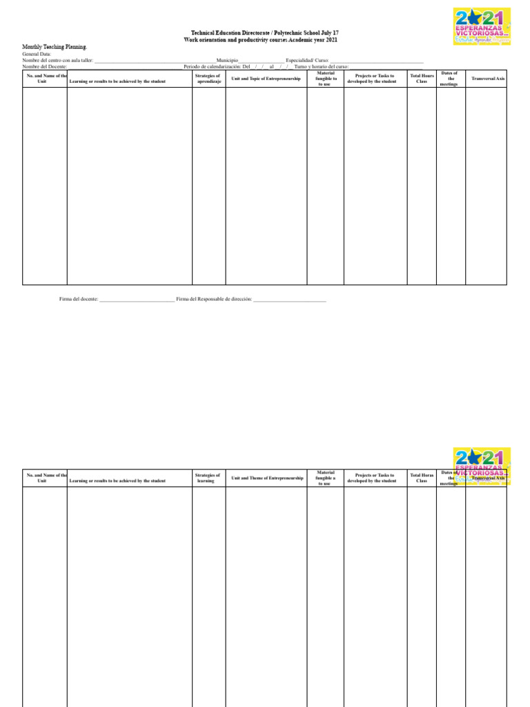 Proposal Format For Monthly Planning | PDF | Teaching | Learning