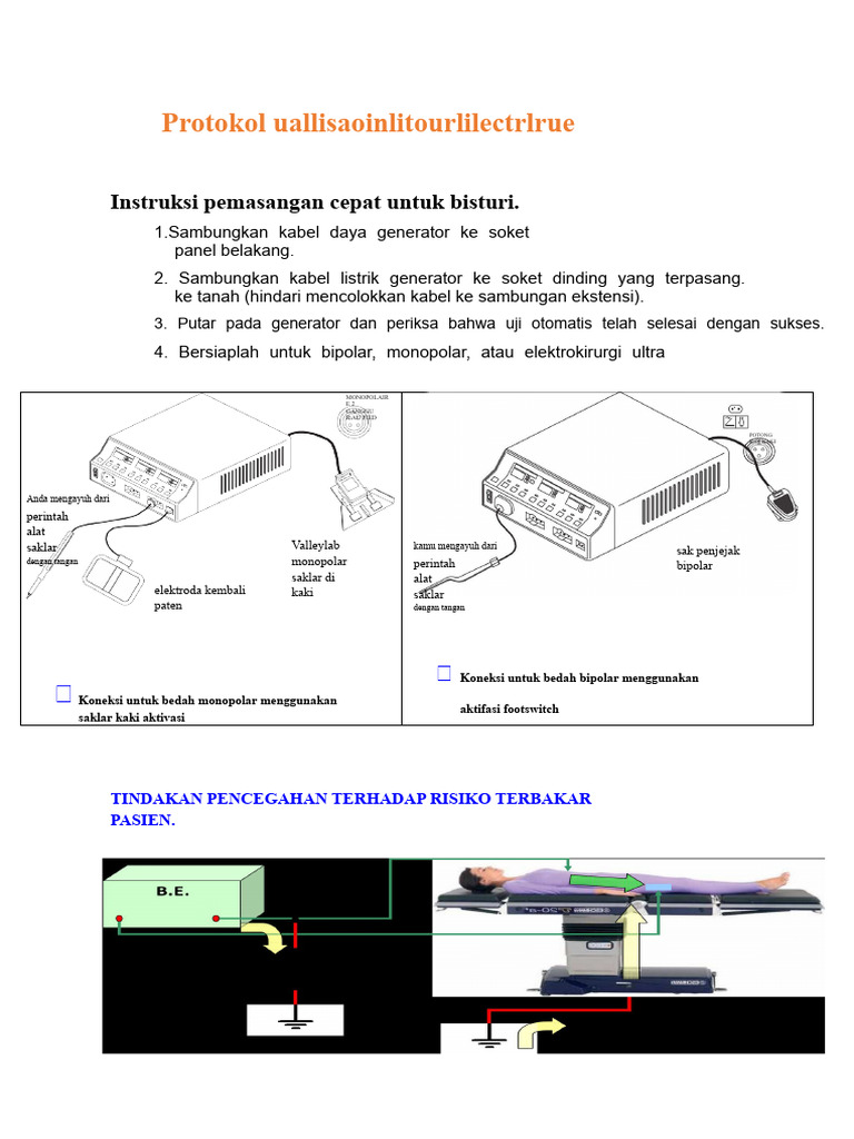 Panduan Pemasangan Generator Bedah | PDF