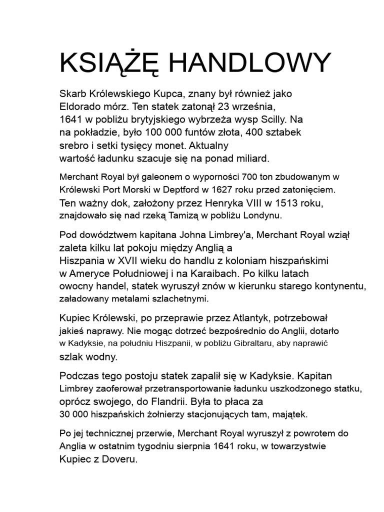MERCHANT ROYAL Poprawiony | PDF