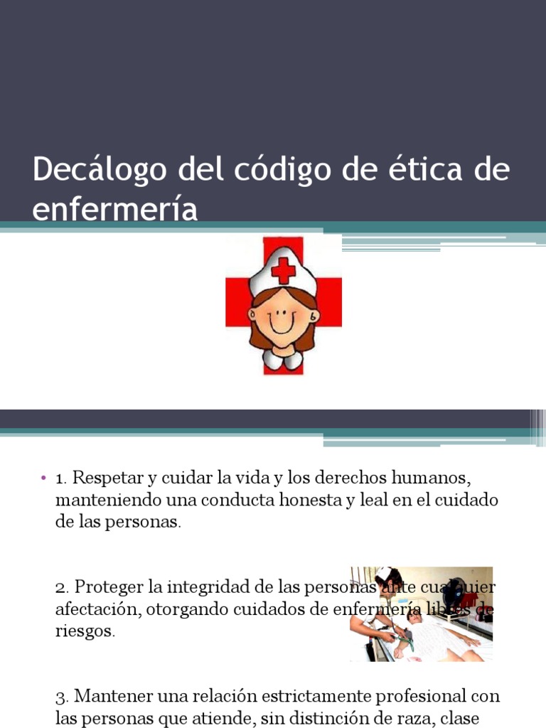 Decálogo Del Código de Ética de Enfermería | PDF