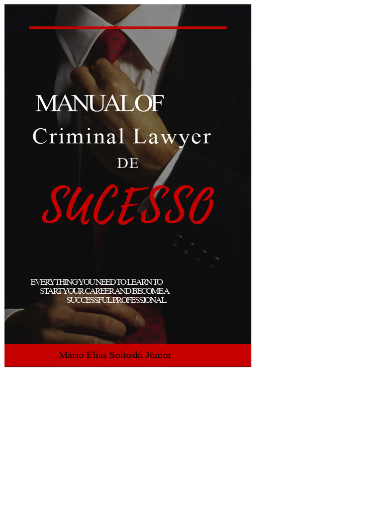 Successful Criminal Lawyer's Manual | PDF | Mentorship | Lawyer