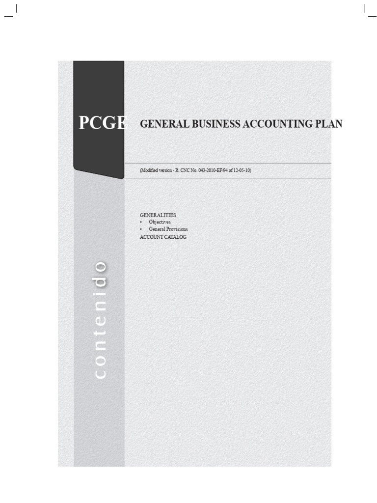 General Business Accounting Plan Guide | PDF | Fair Value | Mergers And ...