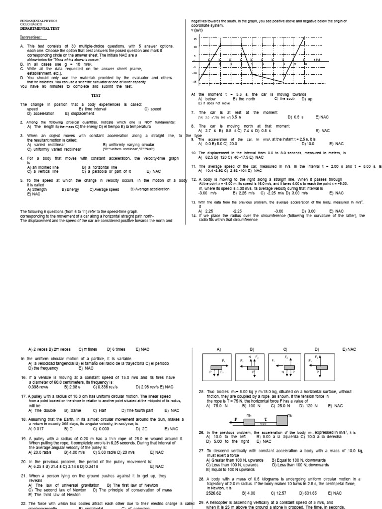 Example of Fundamental Physics | PDF | Force | Acceleration