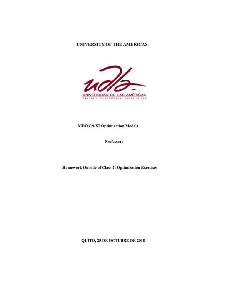 Process Optimization Exercises | PDF | Candy | Mathematical Optimization