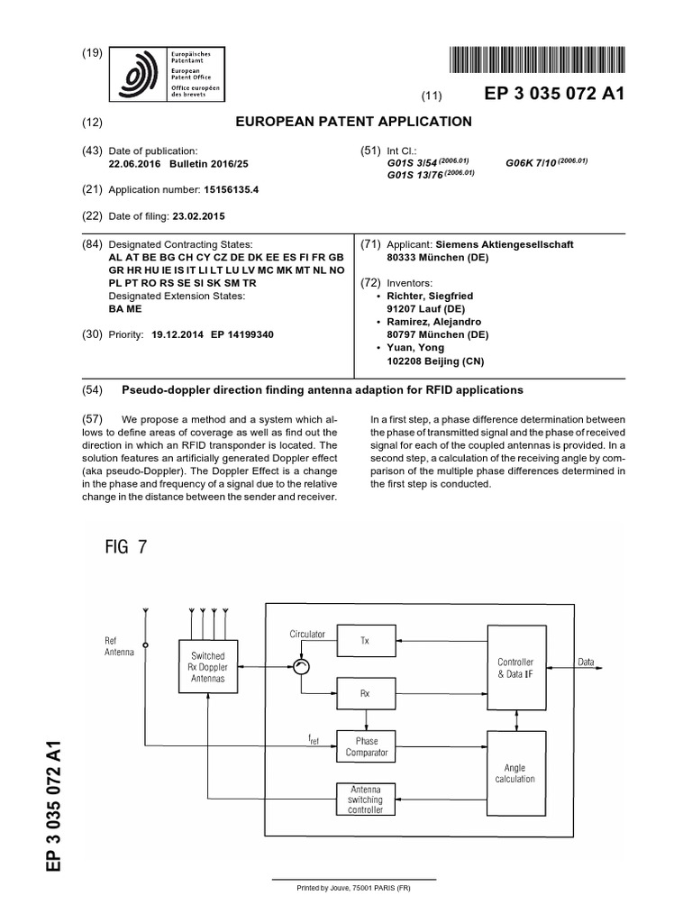 Pseudo-doppler Direction Finding Antenna Adaption for RFID Applications ...