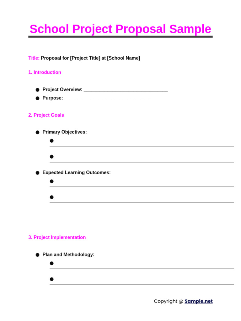 School Project Proposal Sample | PDF | Chess | Chess Theory