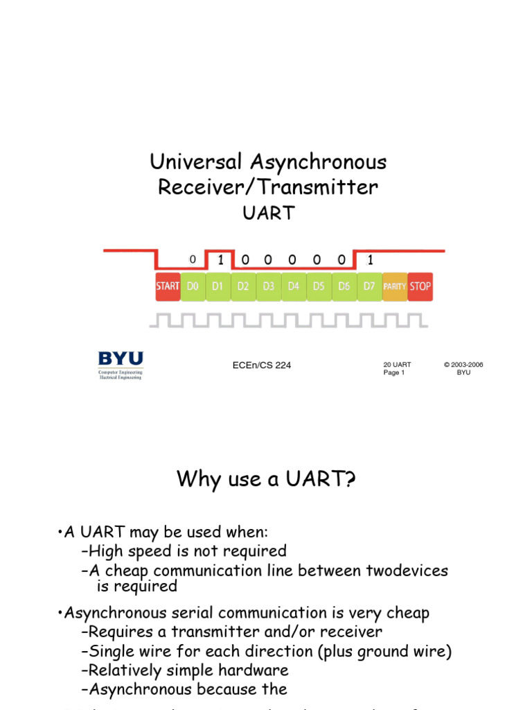 Uart | PDF | Computer Engineering | Computer Hardware
