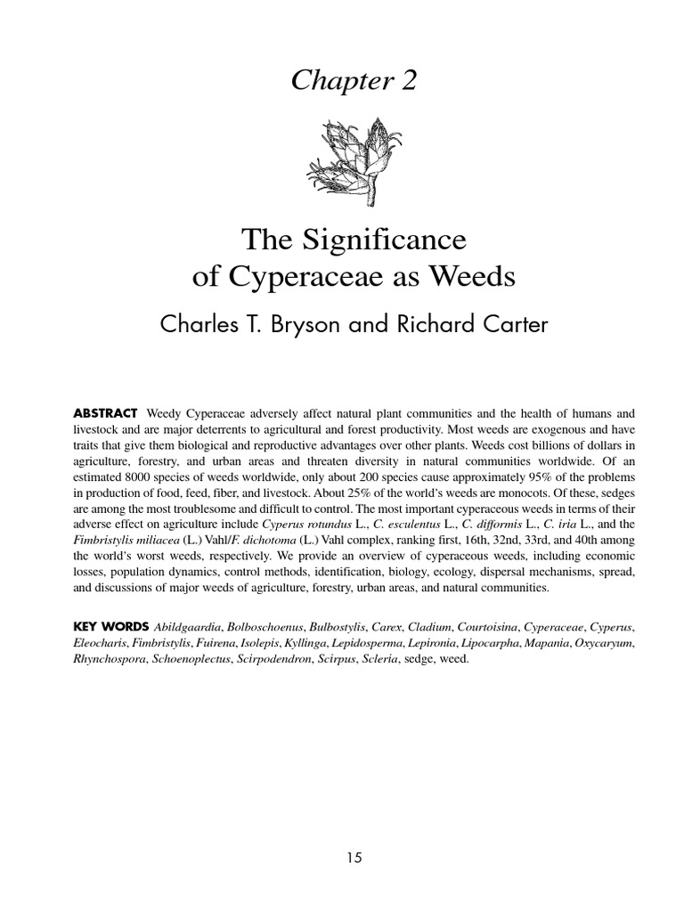 Bryson and Carter 2008 | PDF | Weed | Herbicide