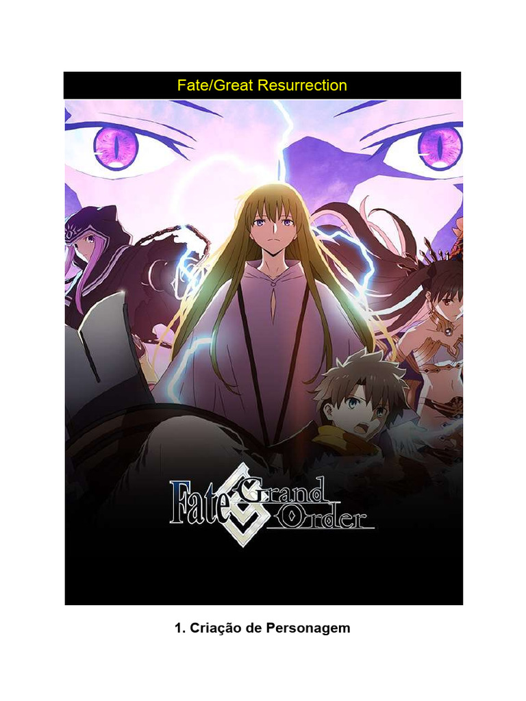 Fate_Great Resurrection (1)-1 | PDF | Espada | Mágico (fantasia)