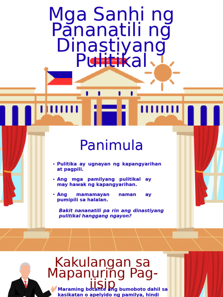Mga Sanhi NG Pananatili NG Dinastiyang Pulitikal | PDF