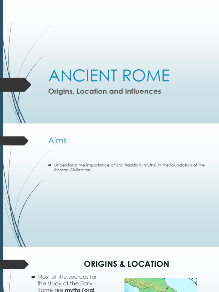 Ancient Rome (Origins and Republic) | PDF | Roman Mythology | Ancient Rome