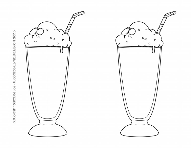 Milkshake Template Medium 2 | PDF