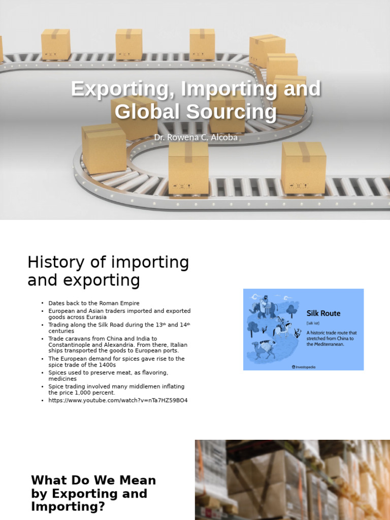 IV Importing Exporting and Global Sourcing | PDF | Joint Venture ...