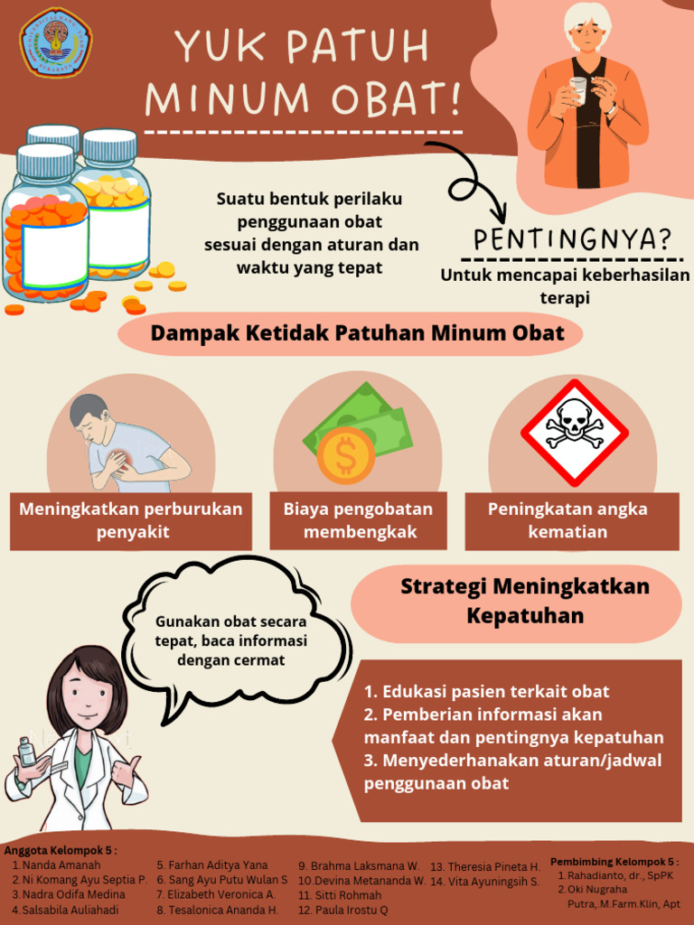 5 Poster Patuh Minum Obat | PDF