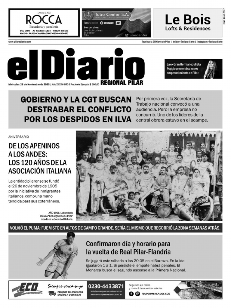 El Diario de Pilar 26-11-25 | PDF