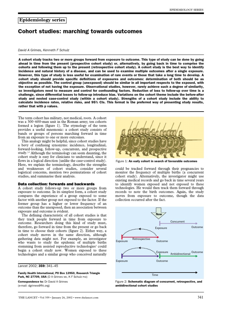 Cohort Studies | PDF | Cohort Study | Relative Risk
