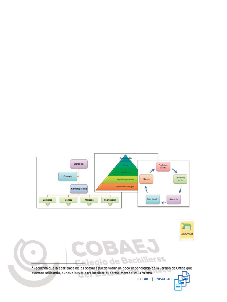SmartArt - MS Word | PDF | Microsoft Office | Información