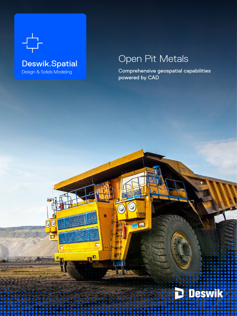 Deswik.Spatial: Advanced Mining CAD Solutions | PDF | Drainage Basin ...