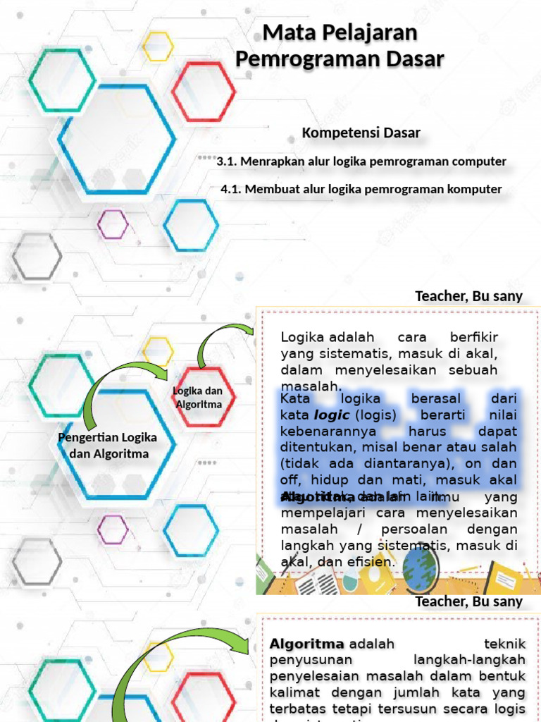 Logika dan Algoritma dalam Pemrograman | PDF