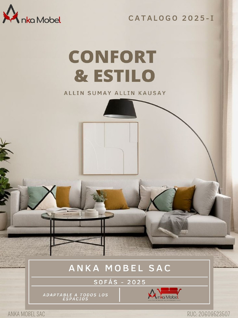 11-Catalogo Sofás - Anka Mobel Sac | PDF | Sofá | Tapicería