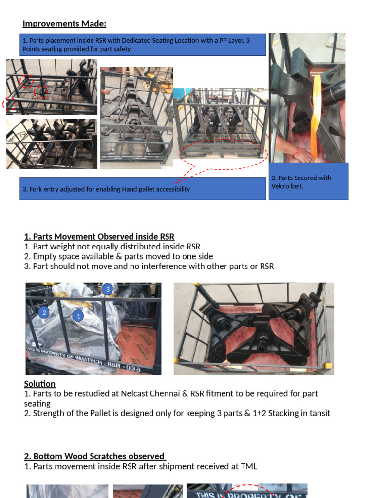 RSR-Returnable Steel Rack Trial Feedback | PDF