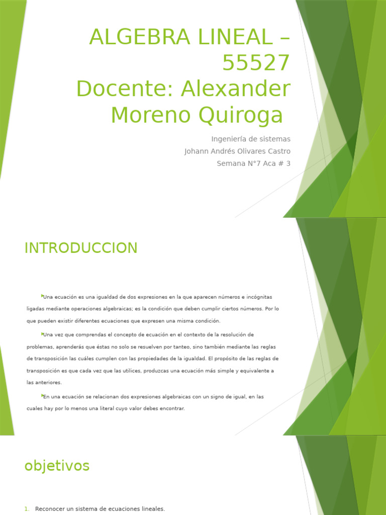 Algebra Lineal - 55527 | PDF