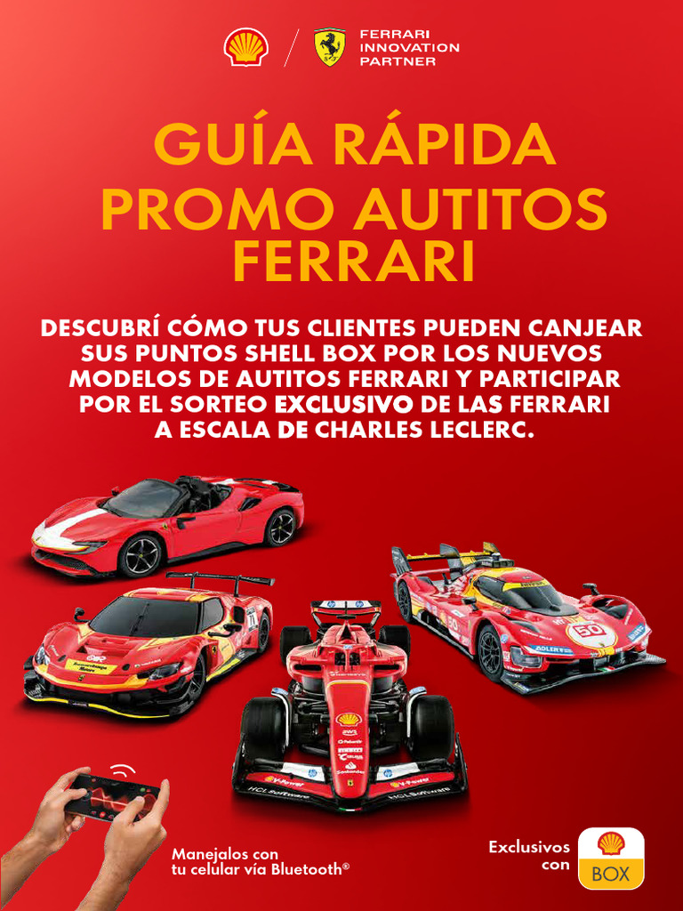 Guia Rapida PROMO AUTITOS FERRARI | PDF