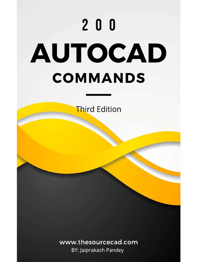AutoCAD Commands Book | PDF