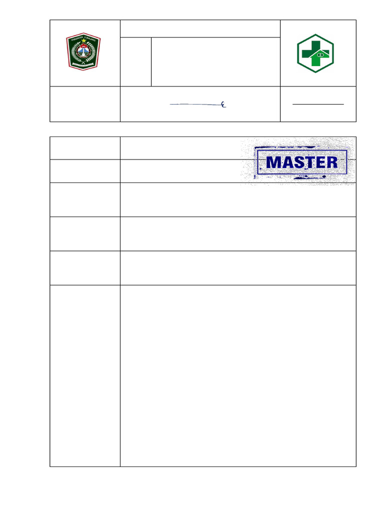 3.9.1 Ep b 1 Sop Penyimpanan Reagen Dan Distribusi Reagen | PDF