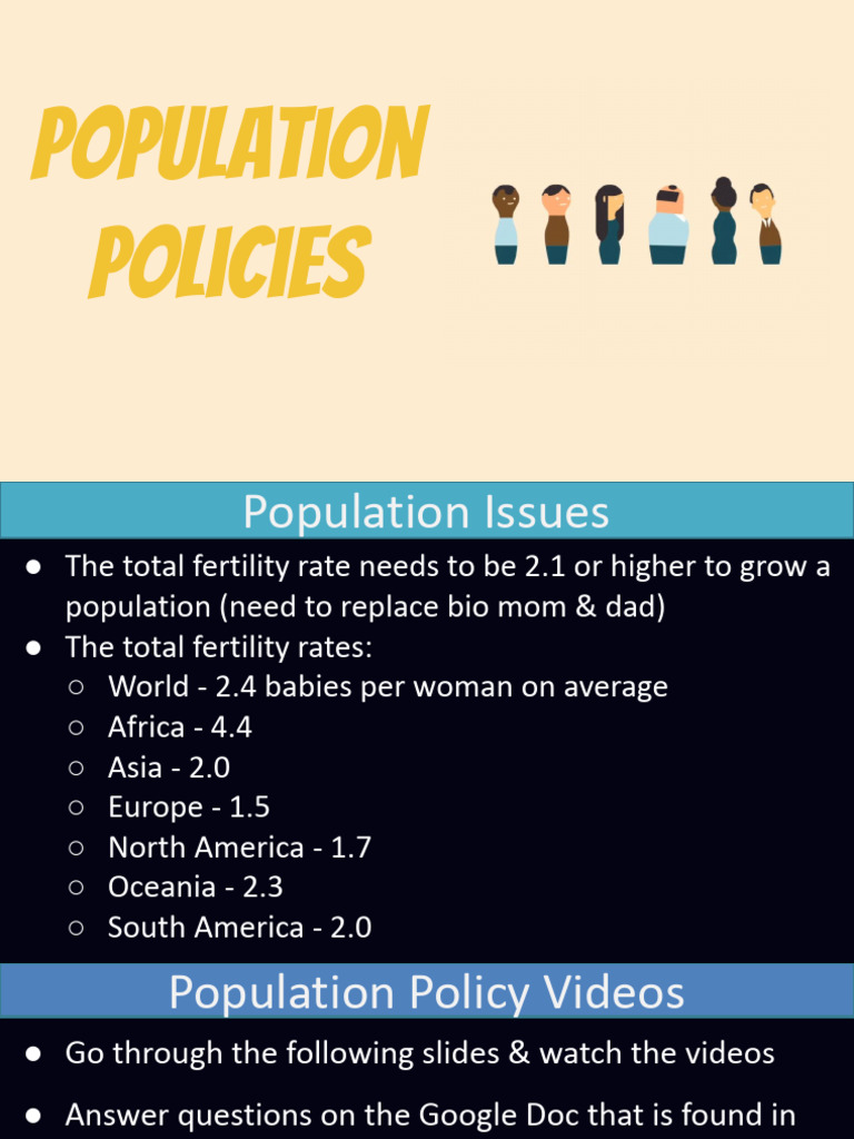 Population Policies | PDF