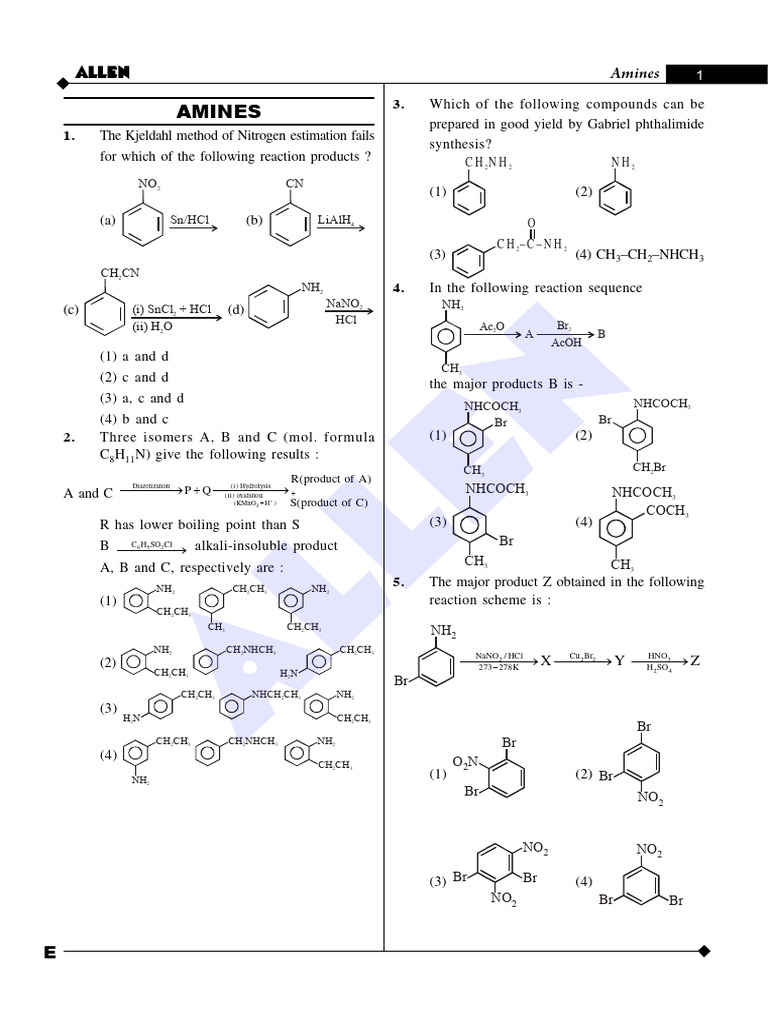 Amines | PDF | Amine | Organic Chemistry