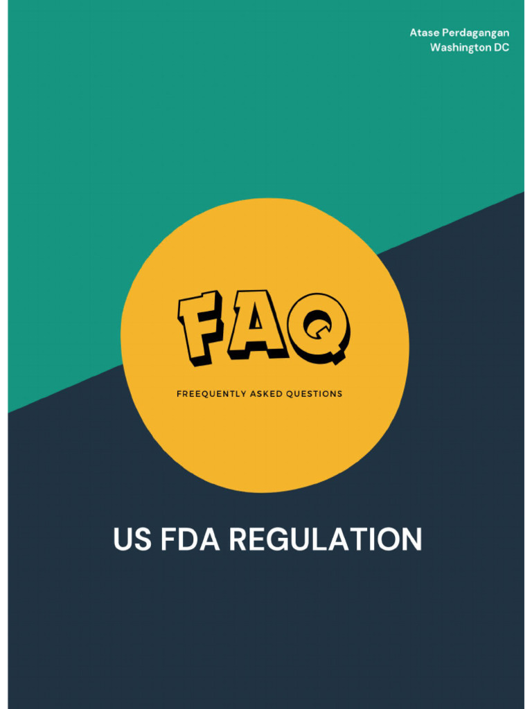 USFDA Regulation | PDF