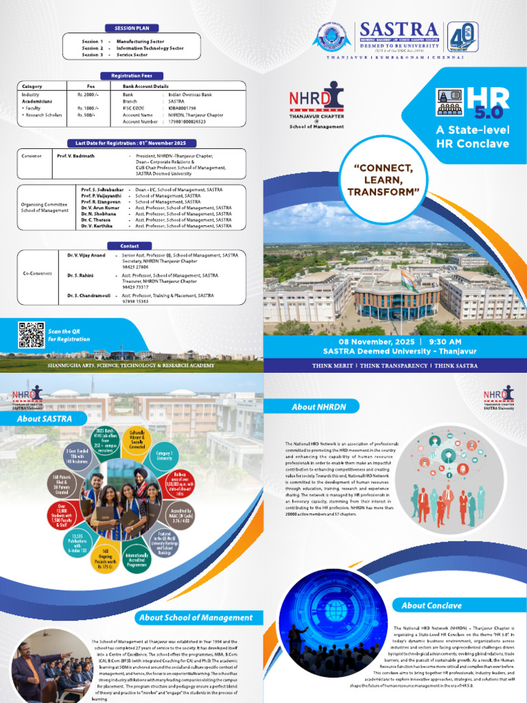 HR Conclave Brochure | PDF
