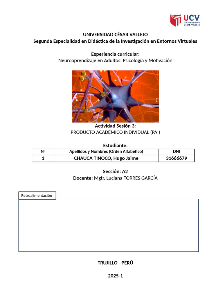 Guía Didáctica para Neuroaprendizaje Adulto | PDF | Aprendizaje | Las ...