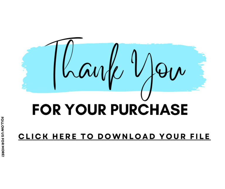 Thank You File | PDF