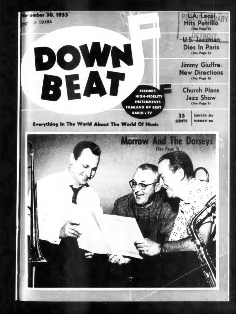 Down Beat 1955 11 30 22 24 | PDF | Jazz Musicians | Jazz