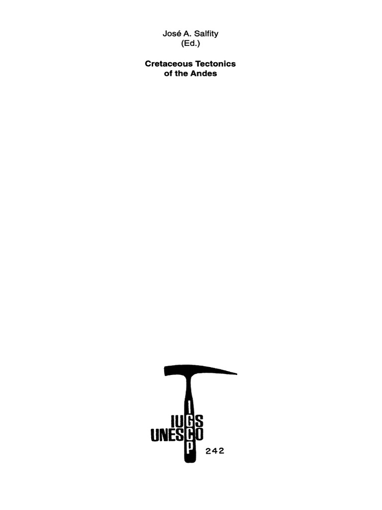 Cretaceous Tectonics: Jose Salfity (Ed.) | PDF | Andes | Nature