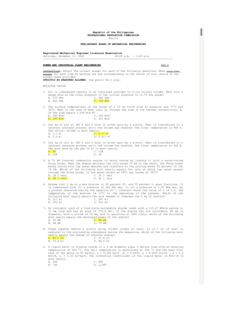2022 Board Exam | PDF