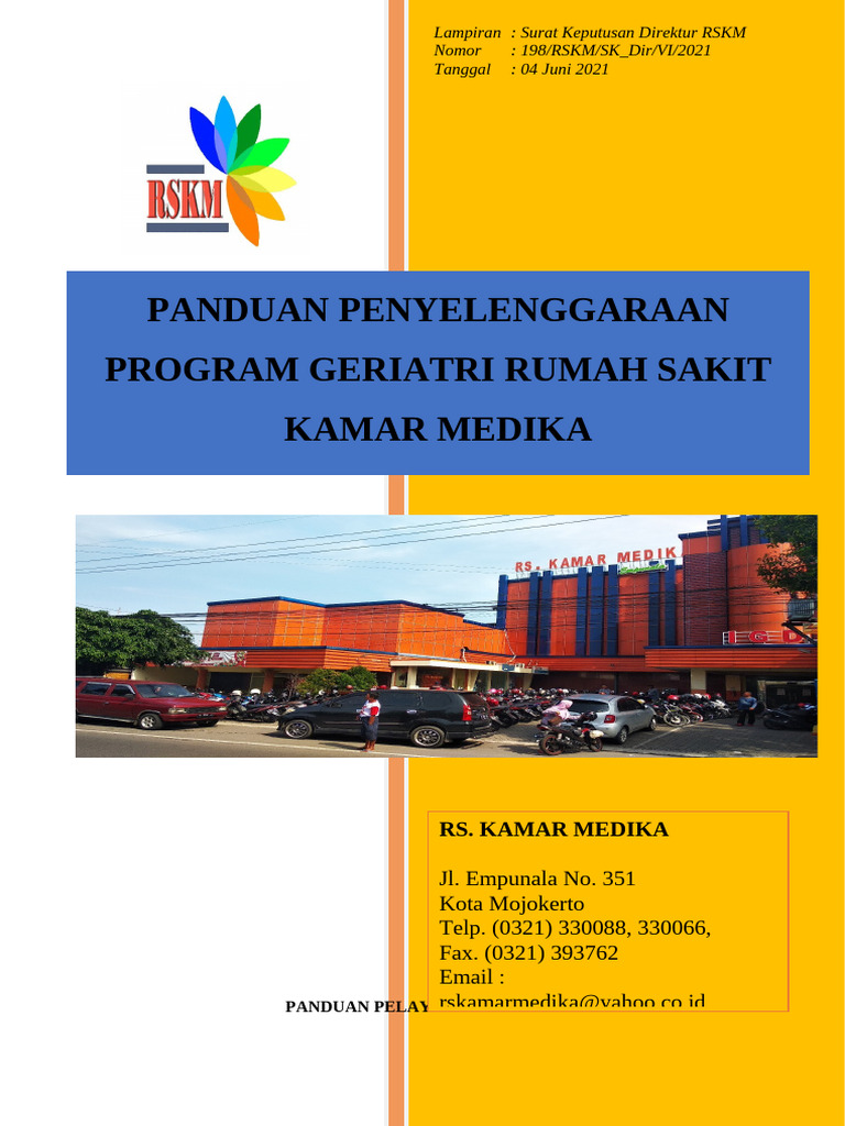 Panduan Pelayanan Geriatri RSKM Mojokerto | PDF