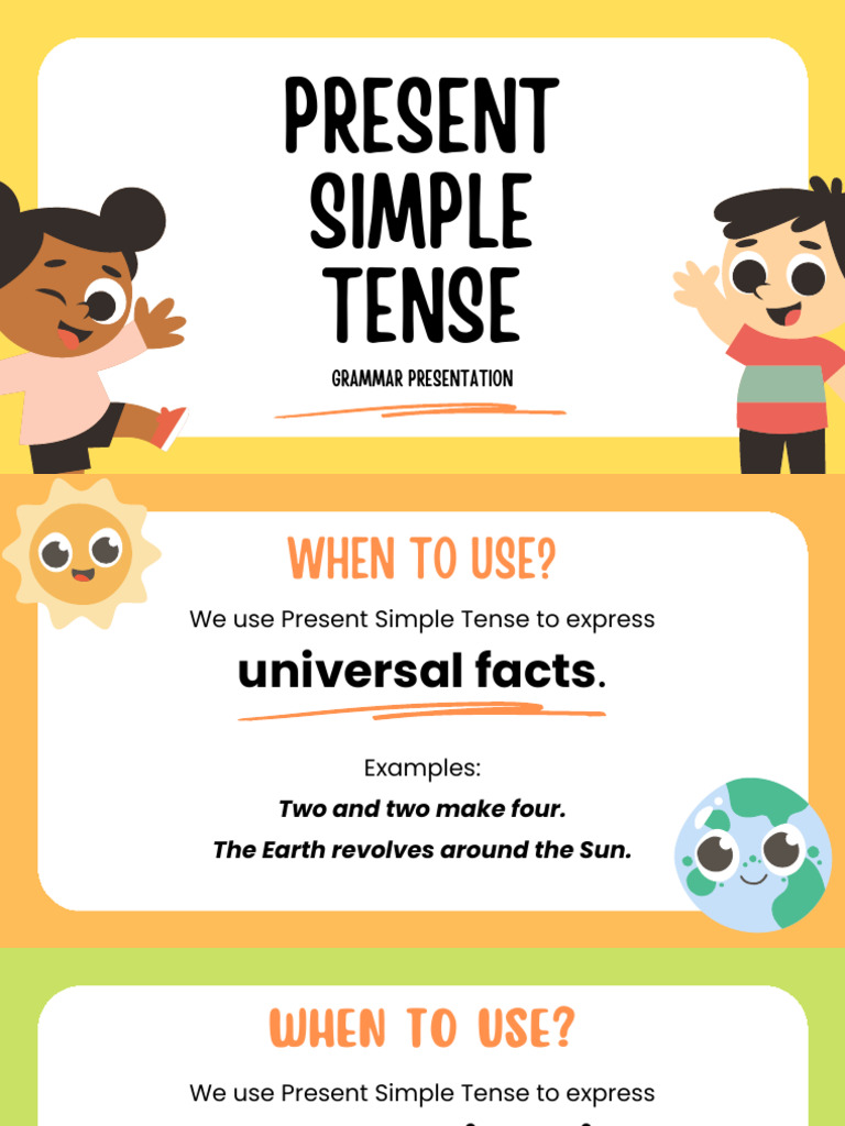 Simple Present Tense | PDF | Verb | Grammatical Tense