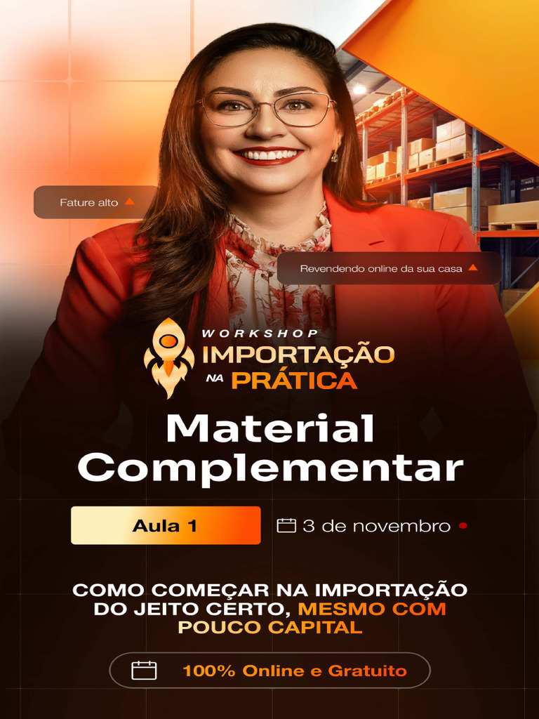 Material Complementar Aula 1 Workshop | PDF