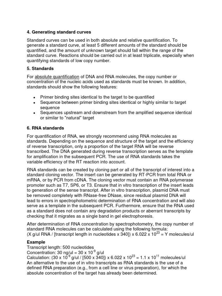 Creating Standard and Copy Number Calculation | PDF | Primer (Molecular ...