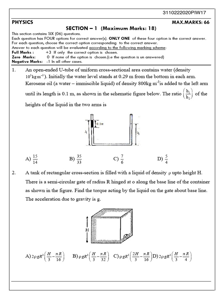 Fluid Mechanics 1 | PDF