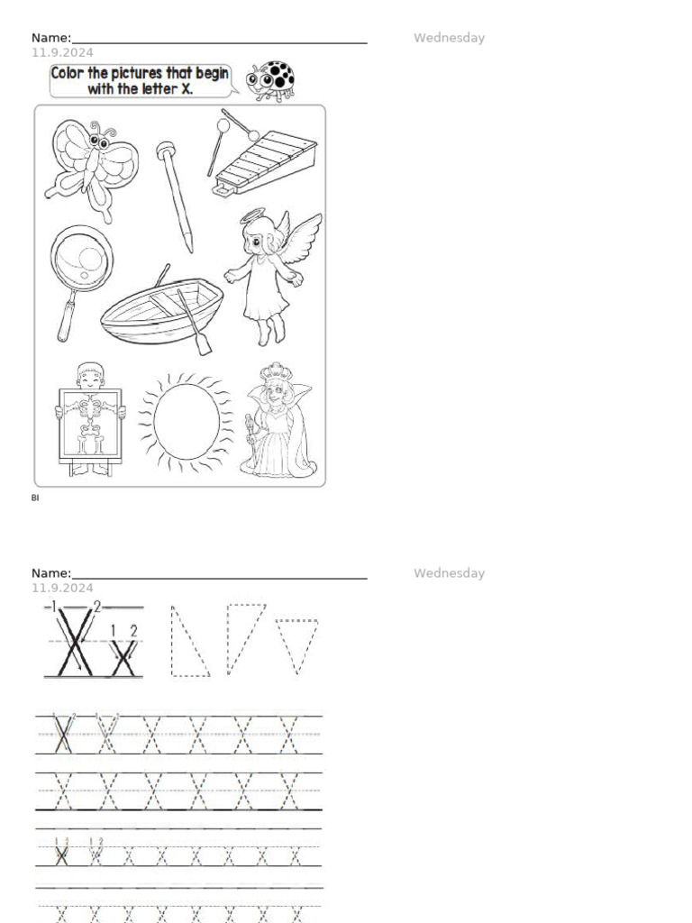Letter X y | PDF